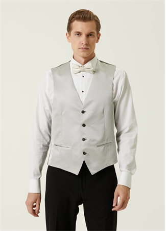 Palzileri Lab Erkek Gri V Yaka Garnili Yelek 50 IT