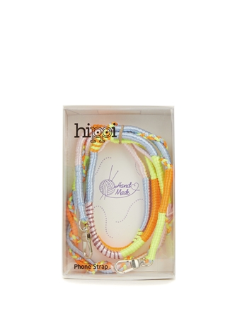 Hippi Kadın Braid Colorblocked El Yapımı Telefon Askısı EU Hippi Kadın Braid Colorblocked El Yapımı Telefon Askısı EU