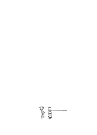 Collection-Pimiento Kadın Pırlanta Detaylı Altın Rengi Çift Küpe EU