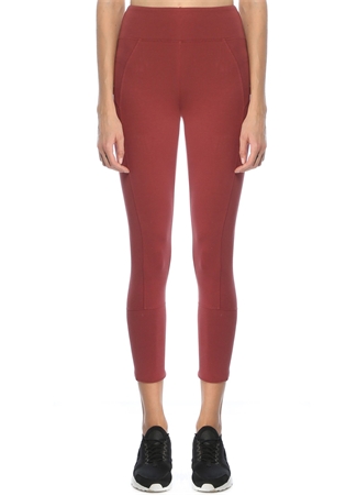 Lando Studio Kadın Grace Kiremit Organik Pamuklu Tayt Kırmızı L EU