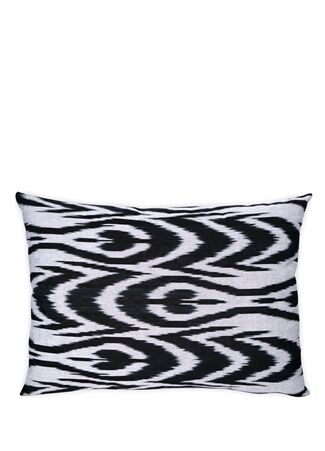 Har İkat Medium Siyah 50x35 cm Dekoratif Yastık
