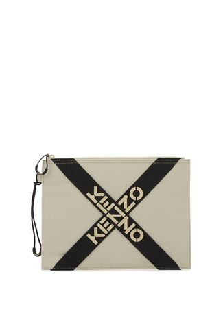 Kenzo Kadın Bej Logo Detaylı El Portföyü EU