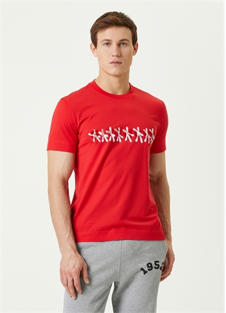 Givenchy Erkek Kırmızı Figür Detaylı T-shirt S EU Givenchy Erkek Kırmızı Figür Detaylı T-shirt S EU