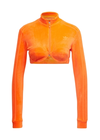 Adidas Kadın X Jermy Scott Turuncu Crop Sweatshirt 36 EU Adidas Kadın X Jermy Scott Turuncu Crop Sweatshirt 36 EU