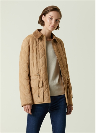 Beymen Collection Kadın Camel Kapitoneli Deri Mont Kahverengi 34 Beymen Collection Kadın Camel Kapitoneli Deri Mont Kahverengi 34