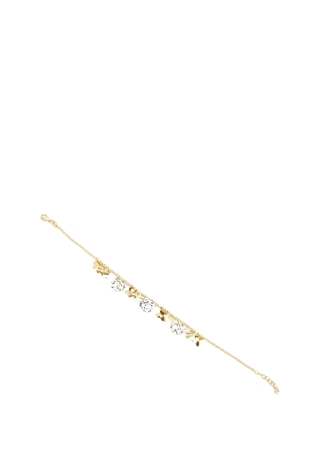 Collection Kadın Sallantı Detaylı Altın Rengi Bileklik EU Collection Kadın Sallantı Detaylı Altın Rengi Bileklik EU