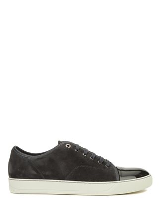 Lanvin Erkek Lacivert Deri Sneaker 0 UK