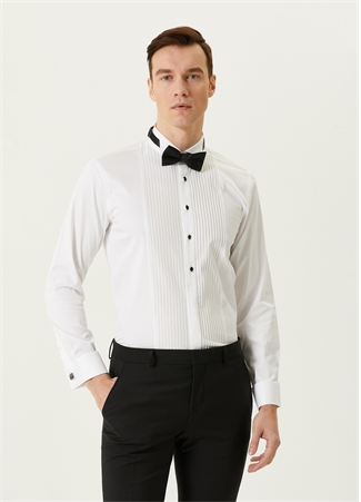 Network Erkek Slim Fit Beyaz Gömlek 38 EU Network Erkek Slim Fit Beyaz Gömlek 38 EU