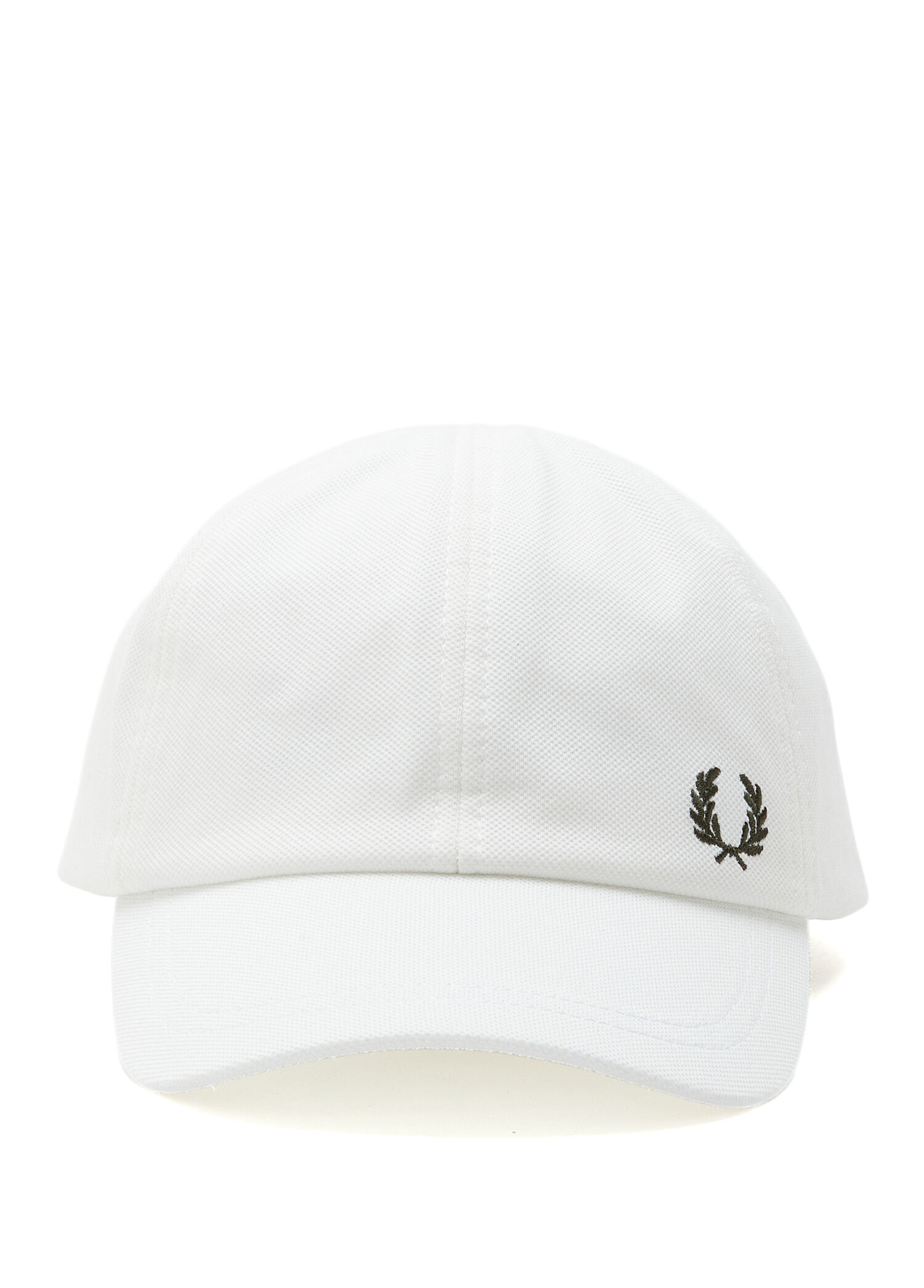 Fred Perry - Beyaz Pike Dokulu Erkek Şapka - Beyaz