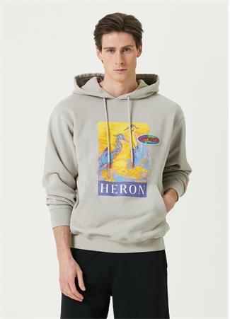 Heron Preston Erkek Sweatshirt Gri L Eu Heron Preston Erkek Sweatshirt Gri L Eu