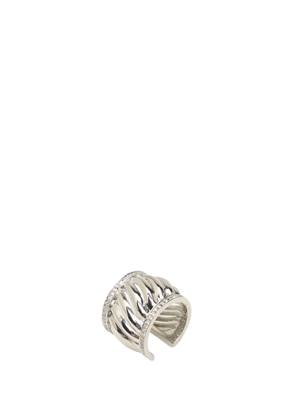 Alican Icoz Kadın Toesado Geometrik Dokulu Altın Rengi Kaplama Yüzük Gri EU Alican Icoz Kadın Toesado Geometrik Dokulu Altın Rengi Kaplama Yüzük Gri EU