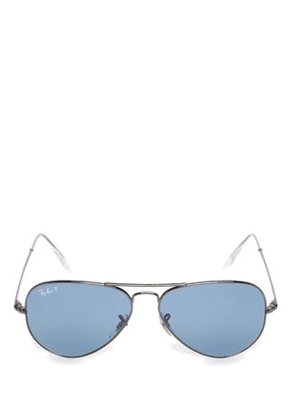 Ray-Ban Mavi Pilot Stil Güneş Gözlüğü Gri 58 EU