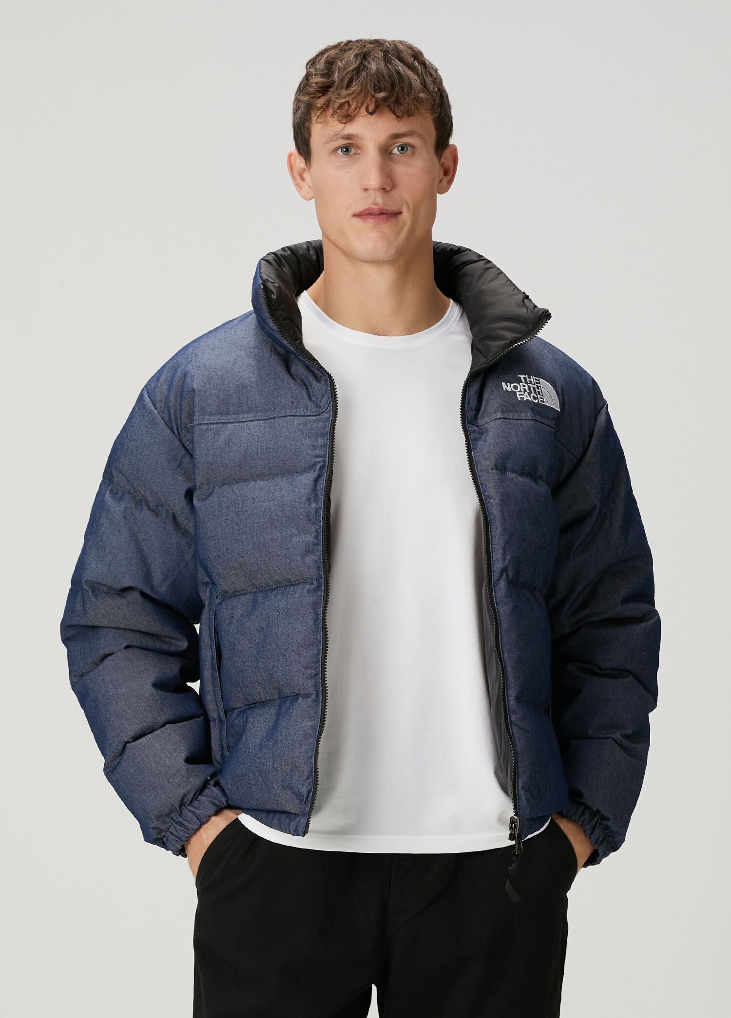 The North Face - 1992 Indigo Çift Taraflı Puff Mont - İndigo
