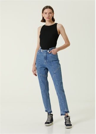 Lol Kadın Molly Loose Mom Fit Mavi Jean Pantolon 38 US Lol Kadın Molly Loose Mom Fit Mavi Jean Pantolon 38 US