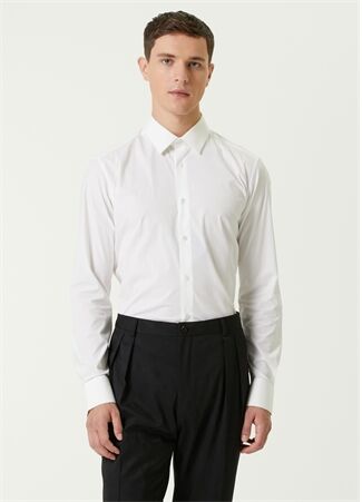 Palzileri Lab Erkek Beyaz Modern Yaka Gömlek 4 IT Palzileri Lab Erkek Beyaz Modern Yaka Gömlek 4 IT