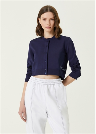 Marc Jacobs (the) Kadın Lacivert Logo Jakarlı Triko Hırka Xs Eu Marc Jacobs (the) Kadın Lacivert Logo Jakarlı Triko Hırka Xs Eu
