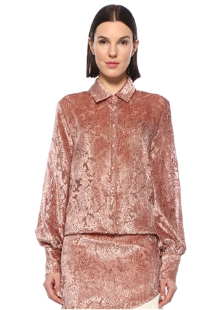 Alexis Kadın Kylie Pembe Etnik Desenli Gömlek M EU