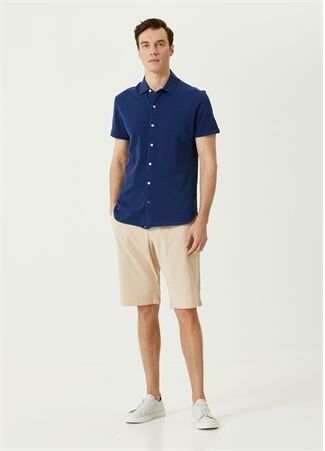 Isaia Erkek Bej Bermuda 50 It