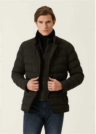 Network Erkek Slim Fit Siyah Ceket 48 EU