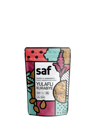 Saf Nutrition Tahinli ve Amarantlı Yulaflı Kurabiye EU Saf Nutrition Tahinli ve Amarantlı Yulaflı Kurabiye EU