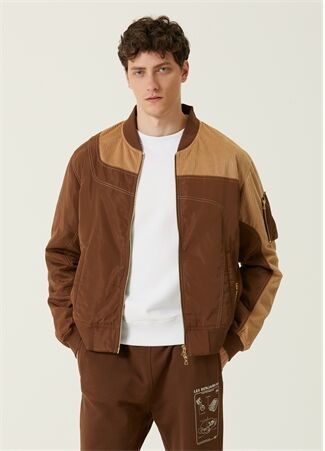 Les Benjamins Erkek Kahverengi Dik Yaka Garnili Bomber Mont S EU Les Benjamins Erkek Kahverengi Dik Yaka Garnili Bomber Mont S EU