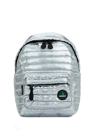 Mueslii Kadın Mini 2 Silver Kapitoneli Sırt Çantası Gri EU Mueslii Kadın Mini 2 Silver Kapitoneli Sırt Çantası Gri EU