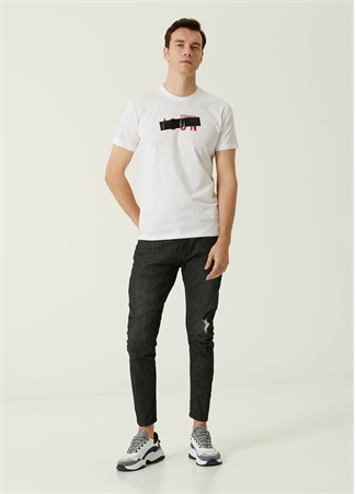 Dsquared2 Erkek Antrasit Yıpratma Detaylı Jean Pantolon Gri 44 IT