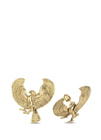 Unique By Av Kadın Gold Kartal Formlu Küpe Altın Rengi EU Unique By Av Kadın Gold Kartal Formlu Küpe Altın Rengi EU