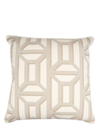 Karum Krem Bej Geometrik Formlu Yastık Çok Renkli