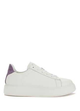 Divarese Kadın Beyaz Mor Deri Ayakkabı 36 EU