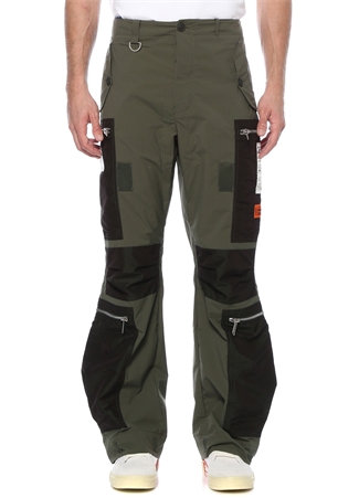 Heron Preston Erkek Haki Bol Paça Kargo Pantolon Siyah S EU Heron Preston Erkek Haki Bol Paça Kargo Pantolon Siyah S EU