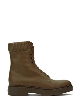 Santoni Kadın Haki Deri Bot 37 EU