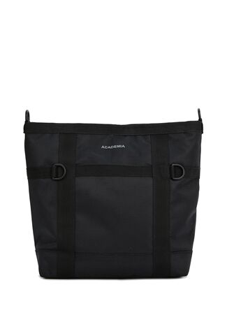 Academia Erkek Siyah Logo Detaylı Çanta EU