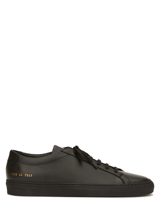 Common Projects Erkek Siyah Deri Sneaker 42 EU Common Projects Erkek Siyah Deri Sneaker 42 EU