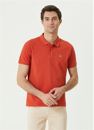 Beymen Club Erkek Comfort Fit Kiremit Polo Yaka T-shirt Kırmızı S Beymen Club Erkek Comfort Fit Kiremit Polo Yaka T-shirt Kırmızı S