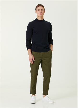 Scotch & Soda Erkek Haki Organik Pamuklu Pantolon S EU