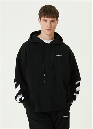 Off-white Erkek Sweatshirt Siyah S Eu