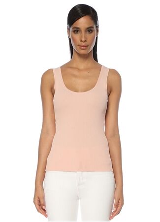 Zimmermann Kadın Bellitude Pembe U Yaka Ribli Bluz 3 US