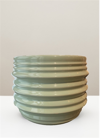Vibe Pistachio Mint Geometrik Formlu Seramik Mumluk Yeşil Vibe Pistachio Mint Geometrik Formlu Seramik Mumluk Yeşil