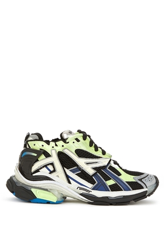 Balenciaga Kadın Runner Yeşil Mavi Sneaker 36 EU