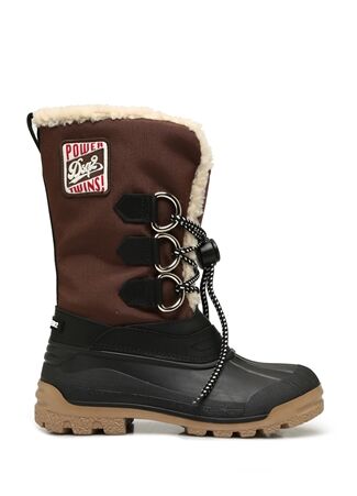 Dsquared2 Erkek Siyah Kahverengi Logolu Bot 43-44 EU