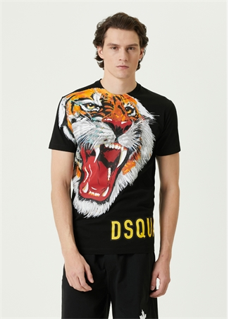 Dsquared2 Erkek Tshirt Siyah S Eu Dsquared2 Erkek Tshirt Siyah S Eu