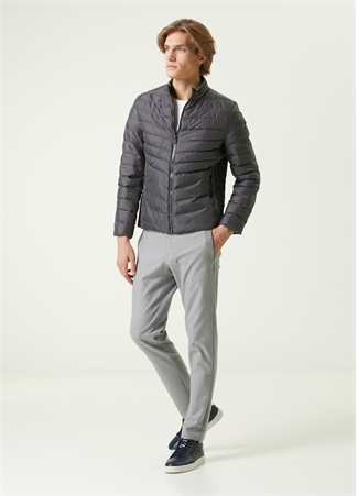 Beymen Club Erkek Gri Logo Detaylı Chino Pantolon 58 Beymen Club Erkek Gri Logo Detaylı Chino Pantolon 58