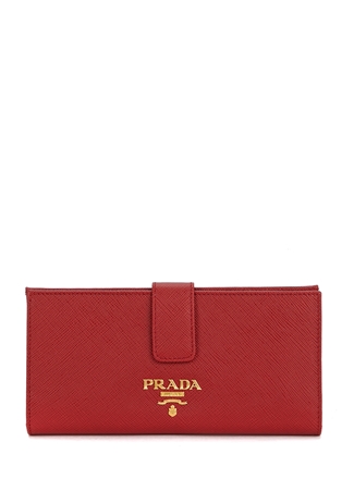 Prada Kadın Large Kırmızı Deri Cüzdan EU Prada Kadın Large Kırmızı Deri Cüzdan EU
