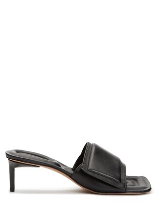 Jacquemus Kadın Siyah Deri Terlik 36 Eu