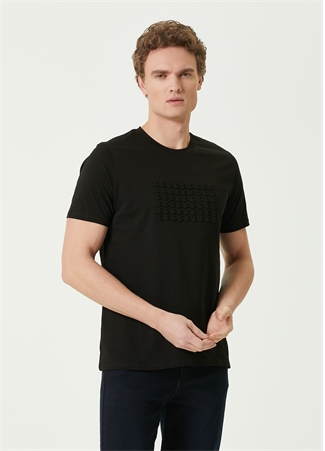 Beymen Club Erkek Siyah Küçük Kuş Logolu T-shirt XS