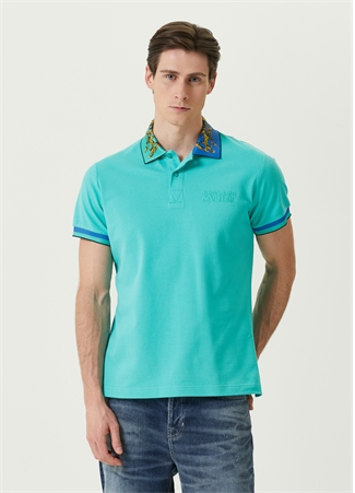 Versace Jeans Couture Erkek Polo Yaka Mavi S Eu Versace Jeans Couture Erkek Polo Yaka Mavi S Eu