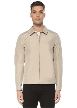 Pal Zileri Erkek Bej Polo Yaka Mont Kahverengi 52 IT