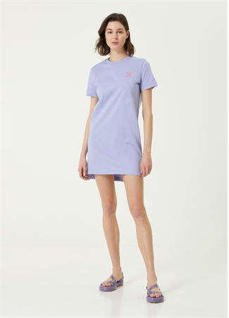 Kenzo Kadın Little X Lila Mini T-shirt Elbise Mor S EU Kenzo Kadın Little X Lila Mini T-shirt Elbise Mor S EU