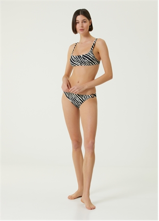 Anais & Margaux Kadın Ninette Siyah Beyaz Zebra Desenli Bikini Takımı S Eu Anais & Margaux Kadın Ninette Siyah Beyaz Zebra Desenli Bikini Takımı S Eu